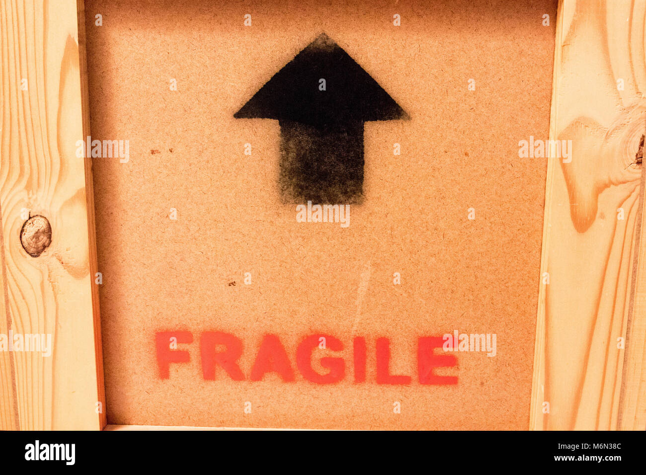Wooden Crate Fragile Sign High Resolution Stock Photography and Images ...
