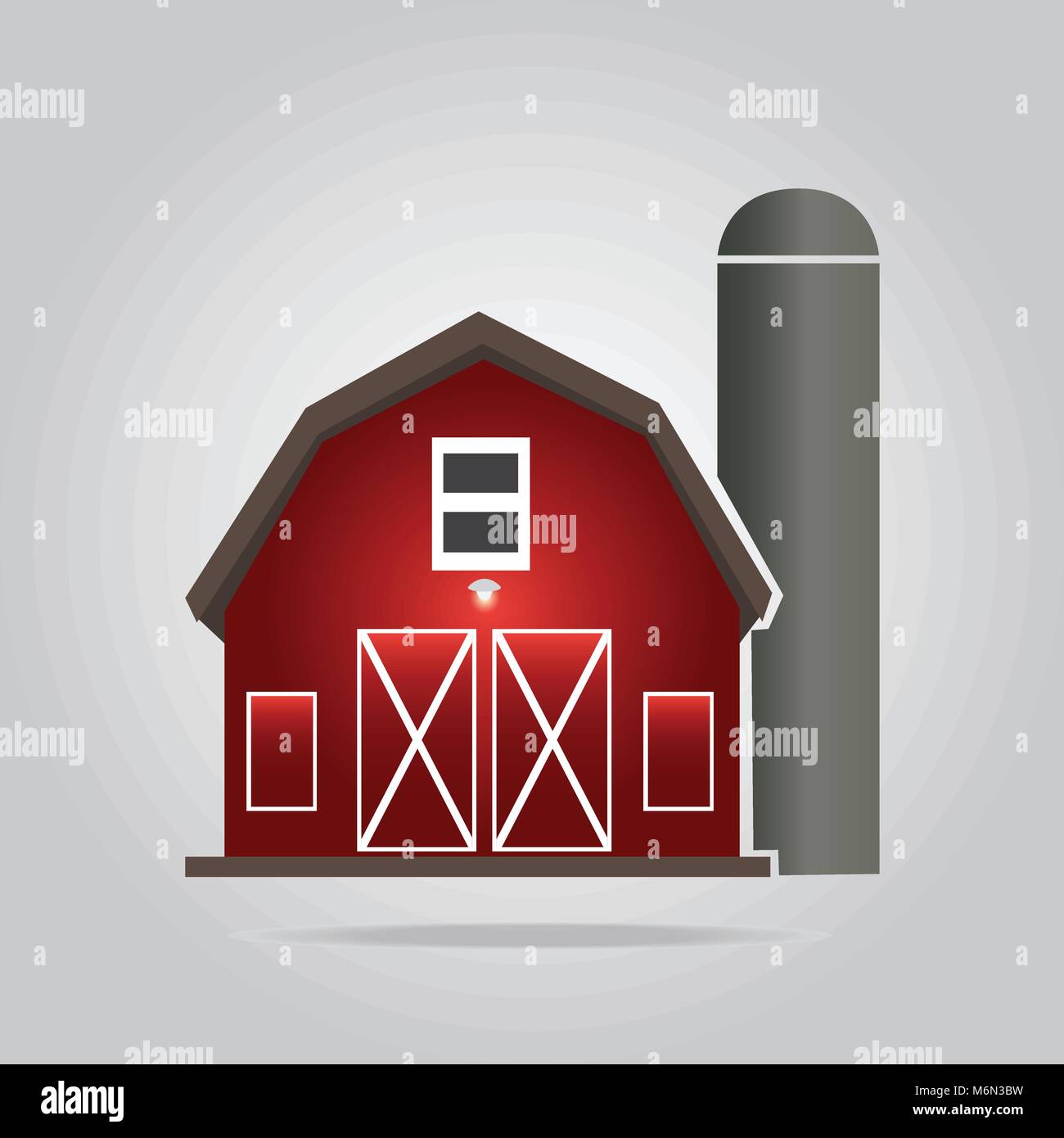 Barn icon, Building icon vector illustration Stock Vector Image & Art ...