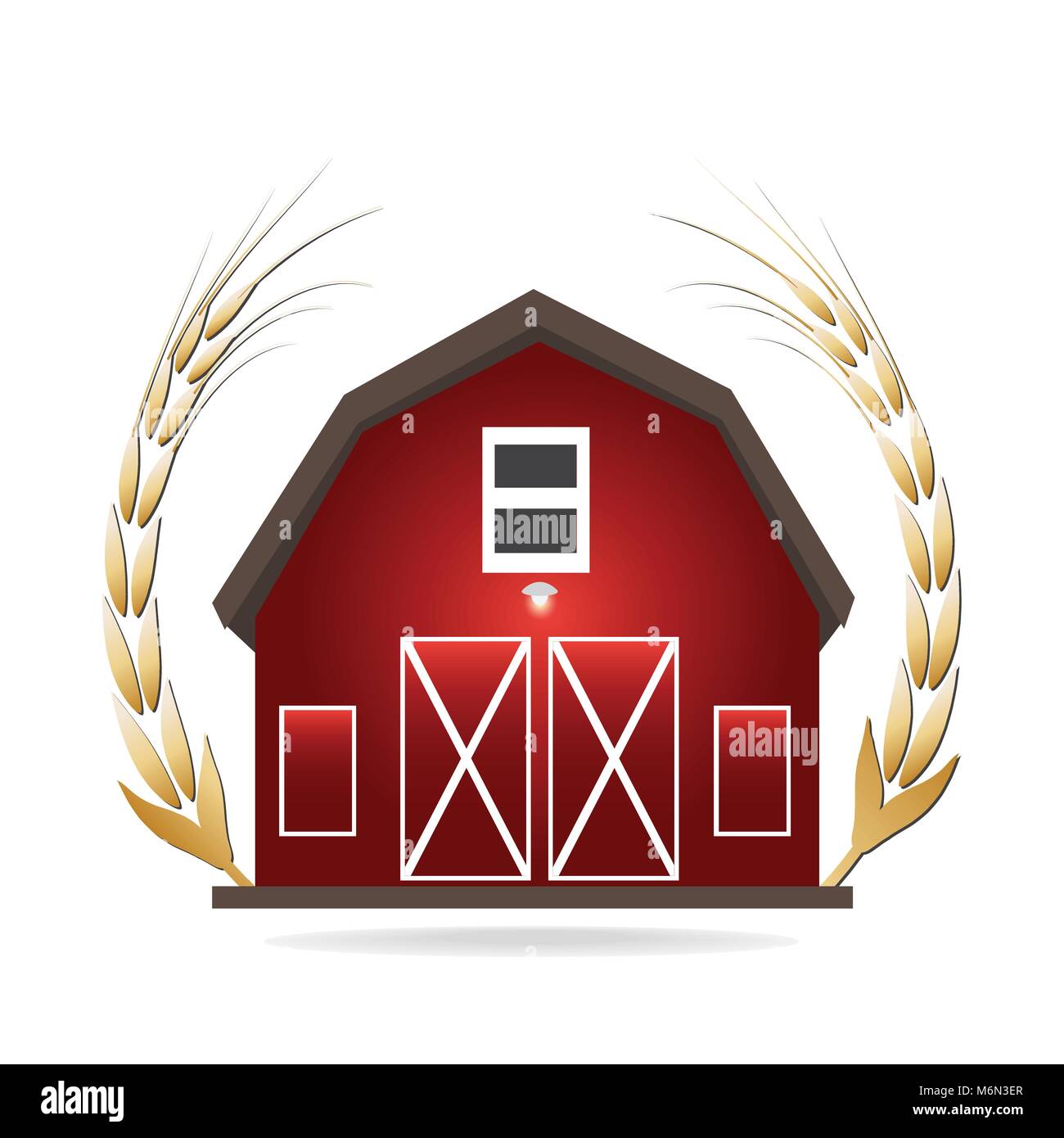 Barn icon, Building icon vector illustration Stock Vector Image & Art ...