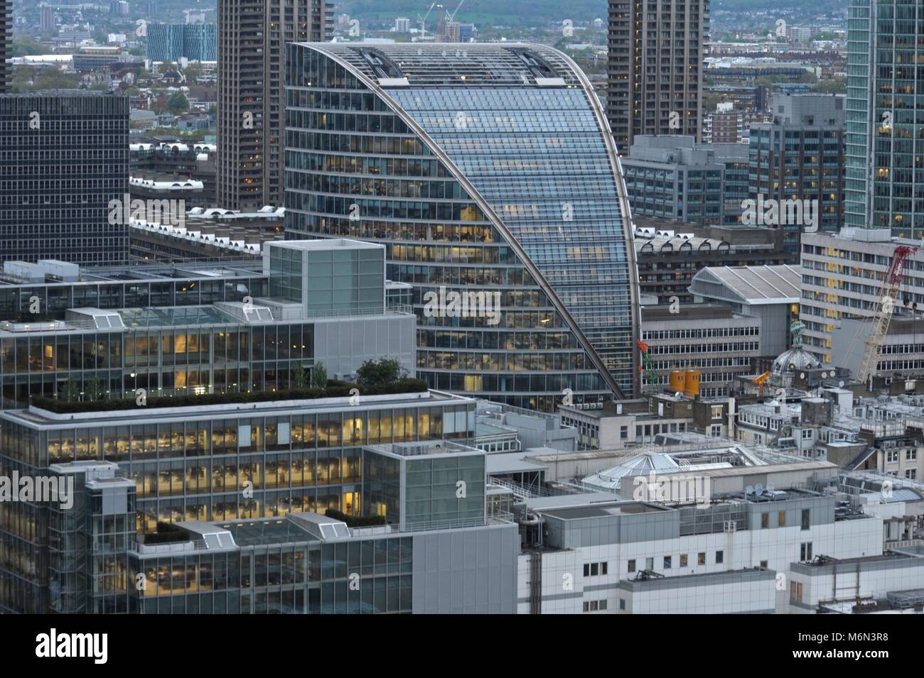 City of london modern architecture, glass buildings Stock Photo - Alamy