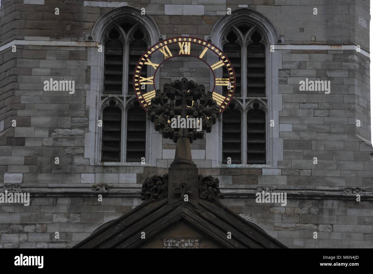 Clocks on building exterior Stock Photo - Alamy