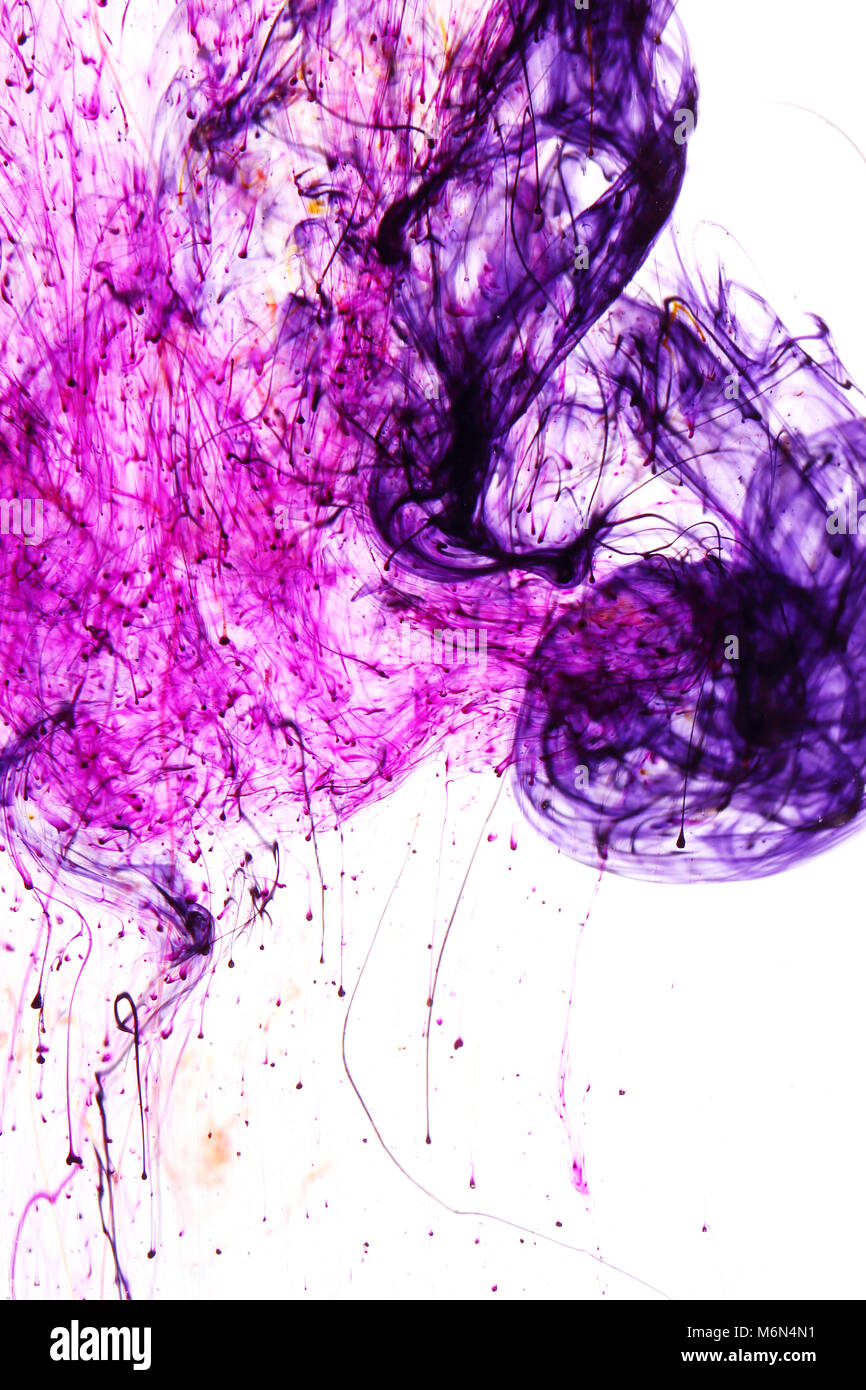 Spread, Color drop falling in water creating a Color spread. Colorful ...