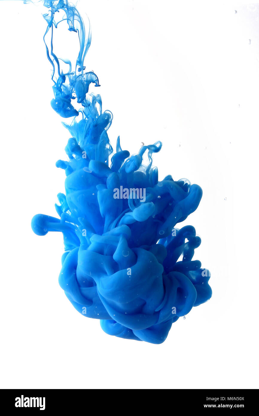 Spread, Color drop falling in water creating a Color spread. Colorful ...