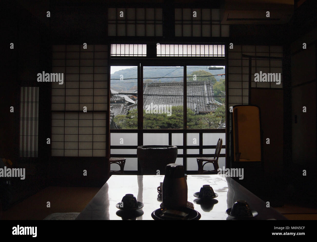 Traditional hotel in Kyoto (Japan Stock Photo - Alamy