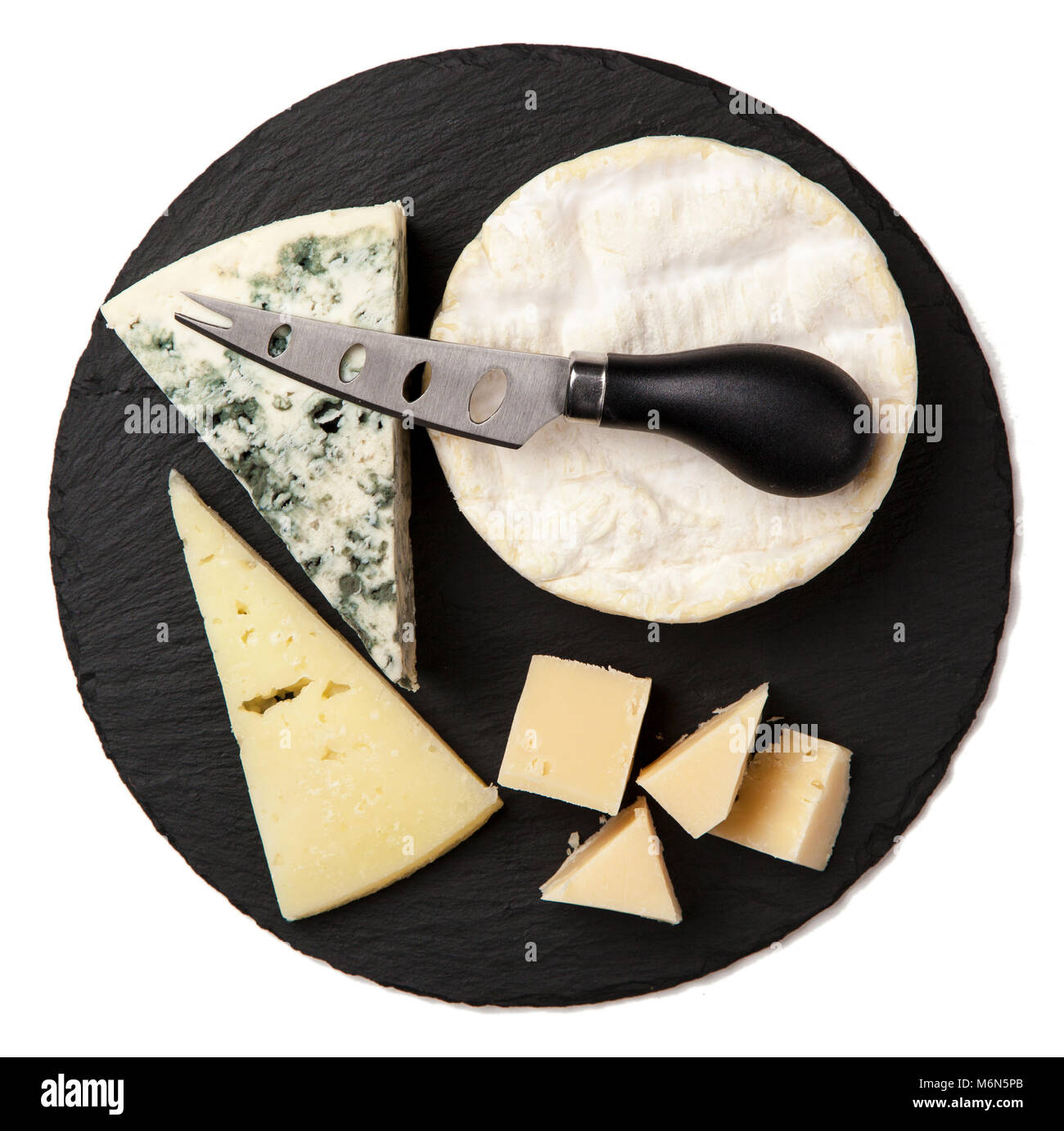 Different sorts cheese cheese Cut Out Stock Images & Pictures - Alamy