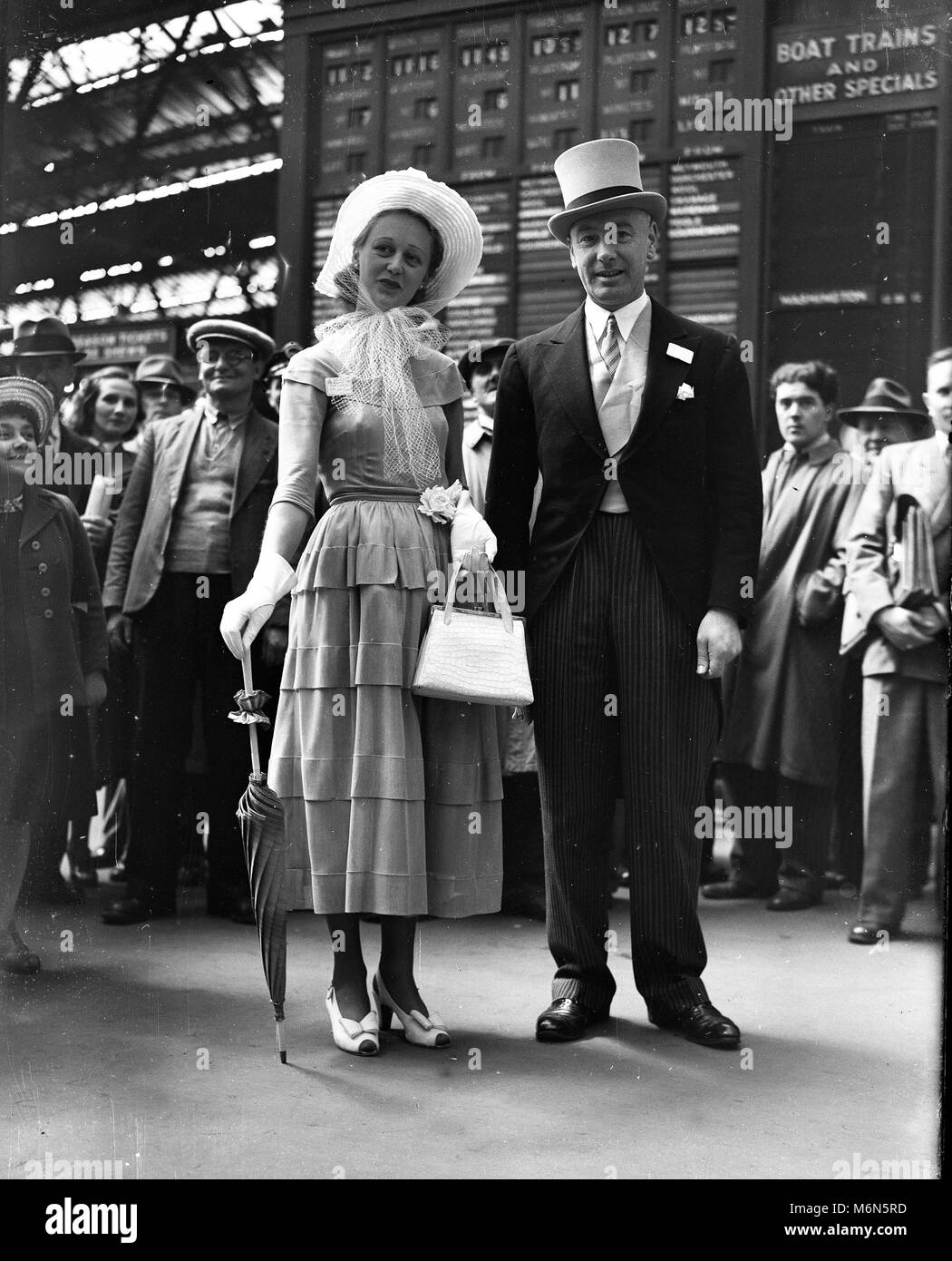 Turning heads on their way to Royal Ascot 1948 Mr and Mrs Norman ...