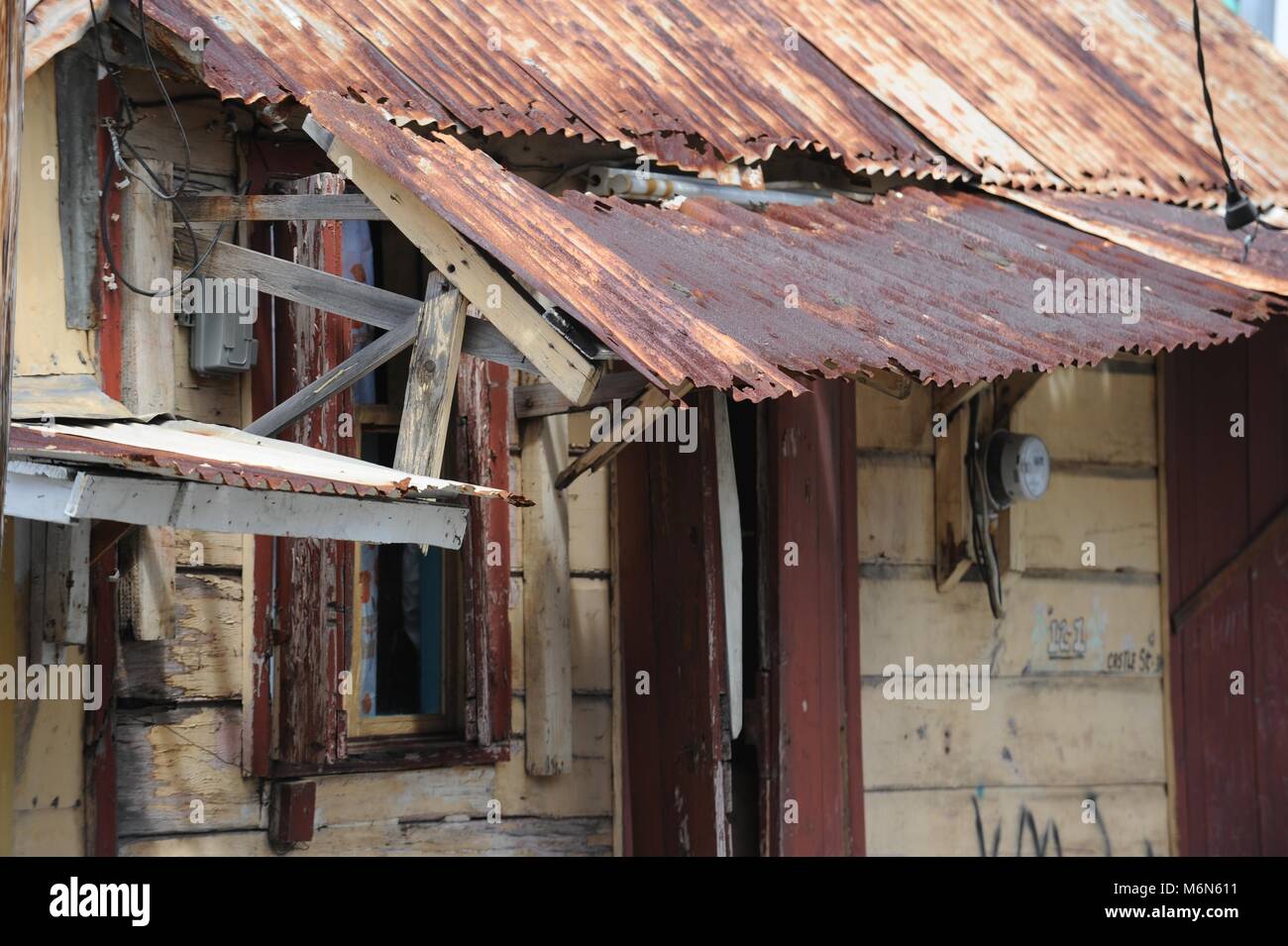 Decaying buildings in disrepair Stock Photo - Alamy