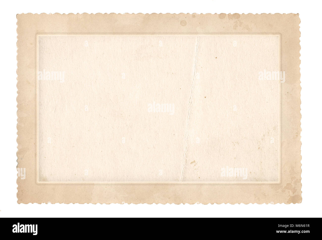 Old photo frame. Vintage paper. Retro card Stock Photo - Alamy