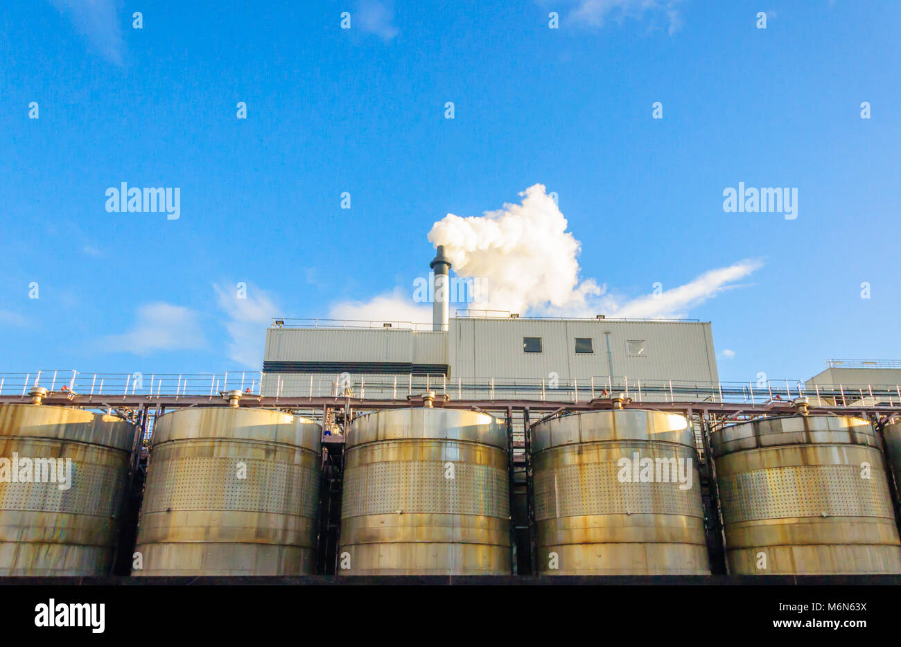 Strathclyde Grain Distillery, a whisky distillery, located in the ...