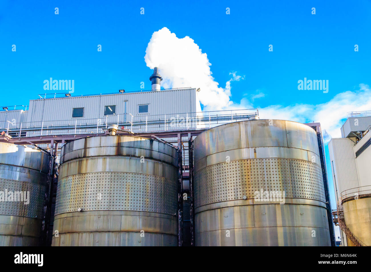 Strathclyde Grain Distillery, a whisky distillery, located in the ...