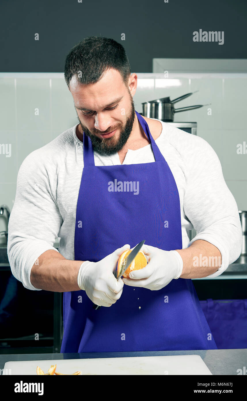 Bearded chef hi-res stock photography and images - Alamy