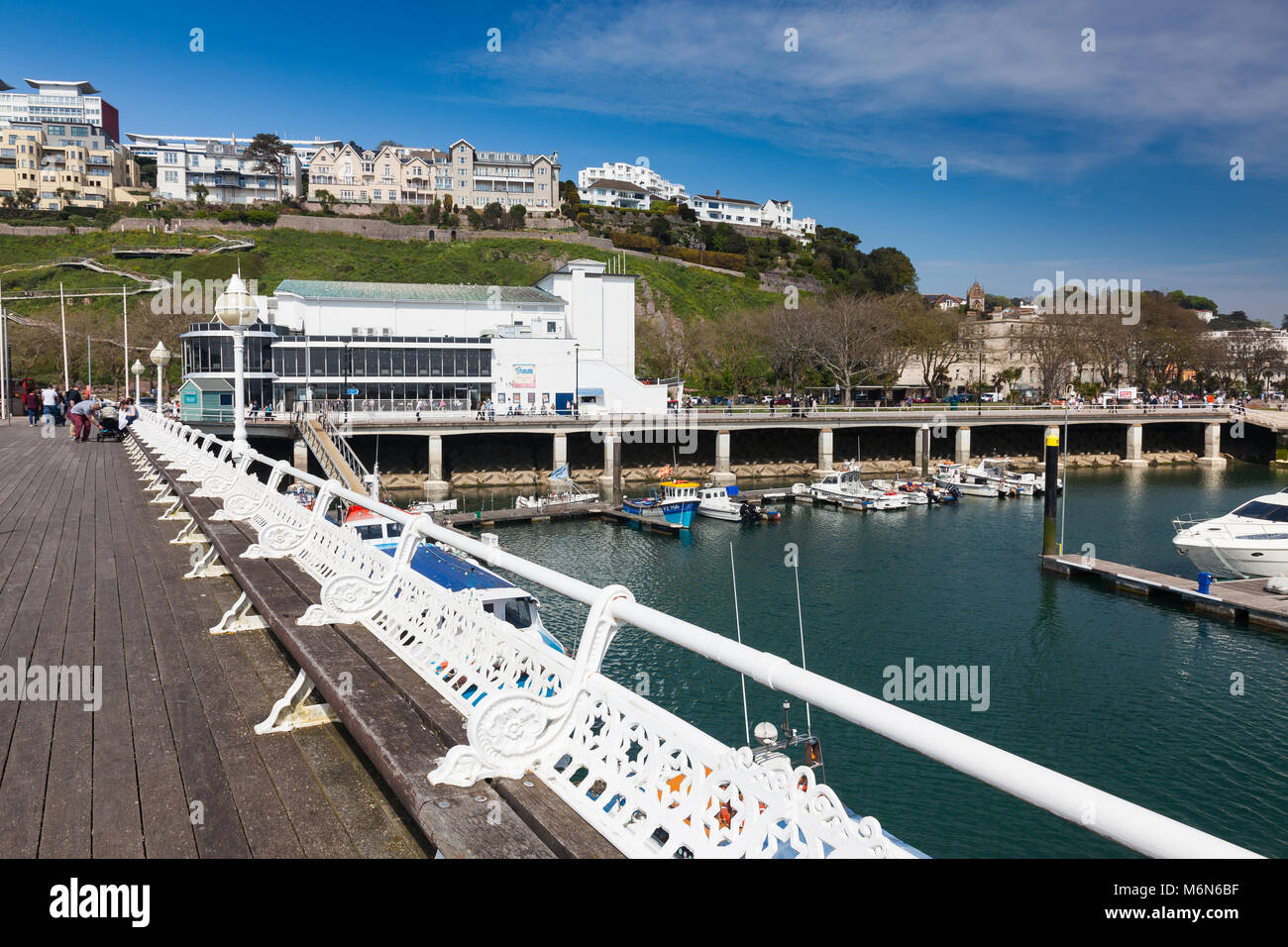 TORQUAY, UNITED KINGDOM - 7th of May 2016 - Summer at Torquay Harbour ...