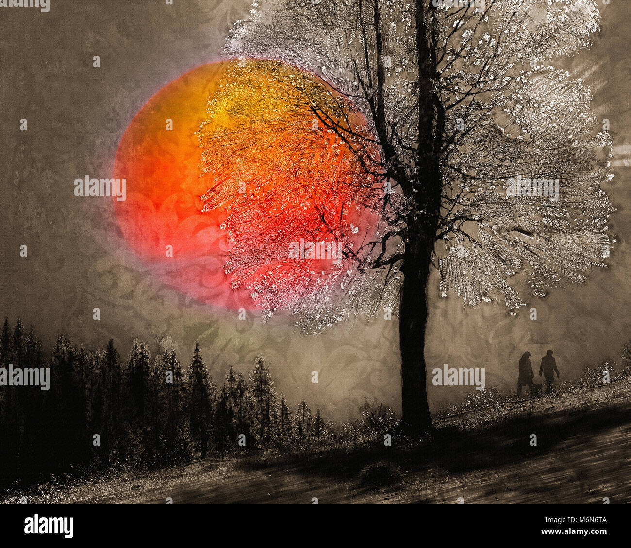 Couple art light display hi-res stock photography and images - Alamy