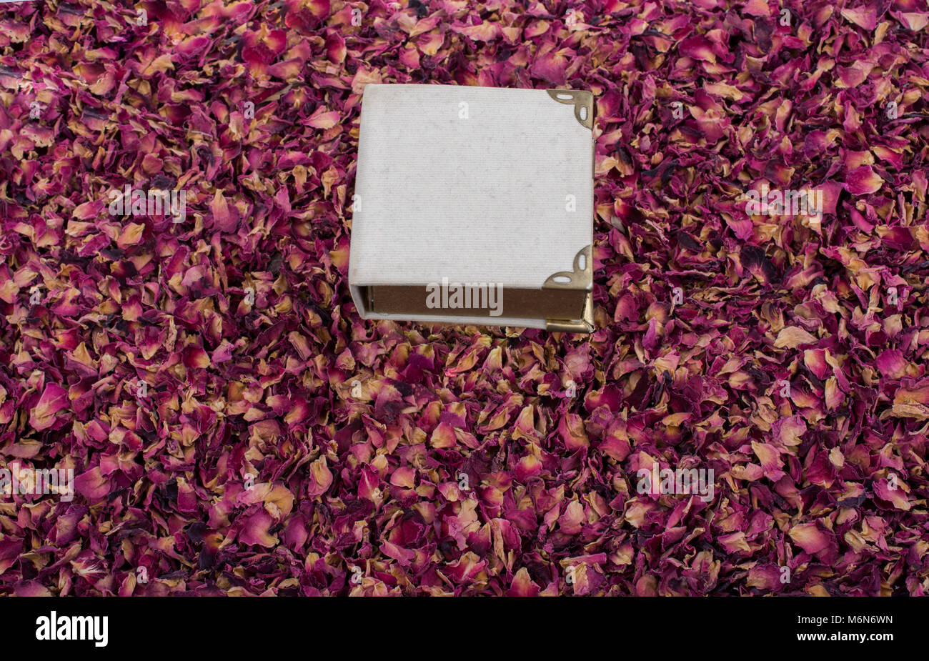 Background of dried rose petals as herbal tea Stock Photo - Alamy
