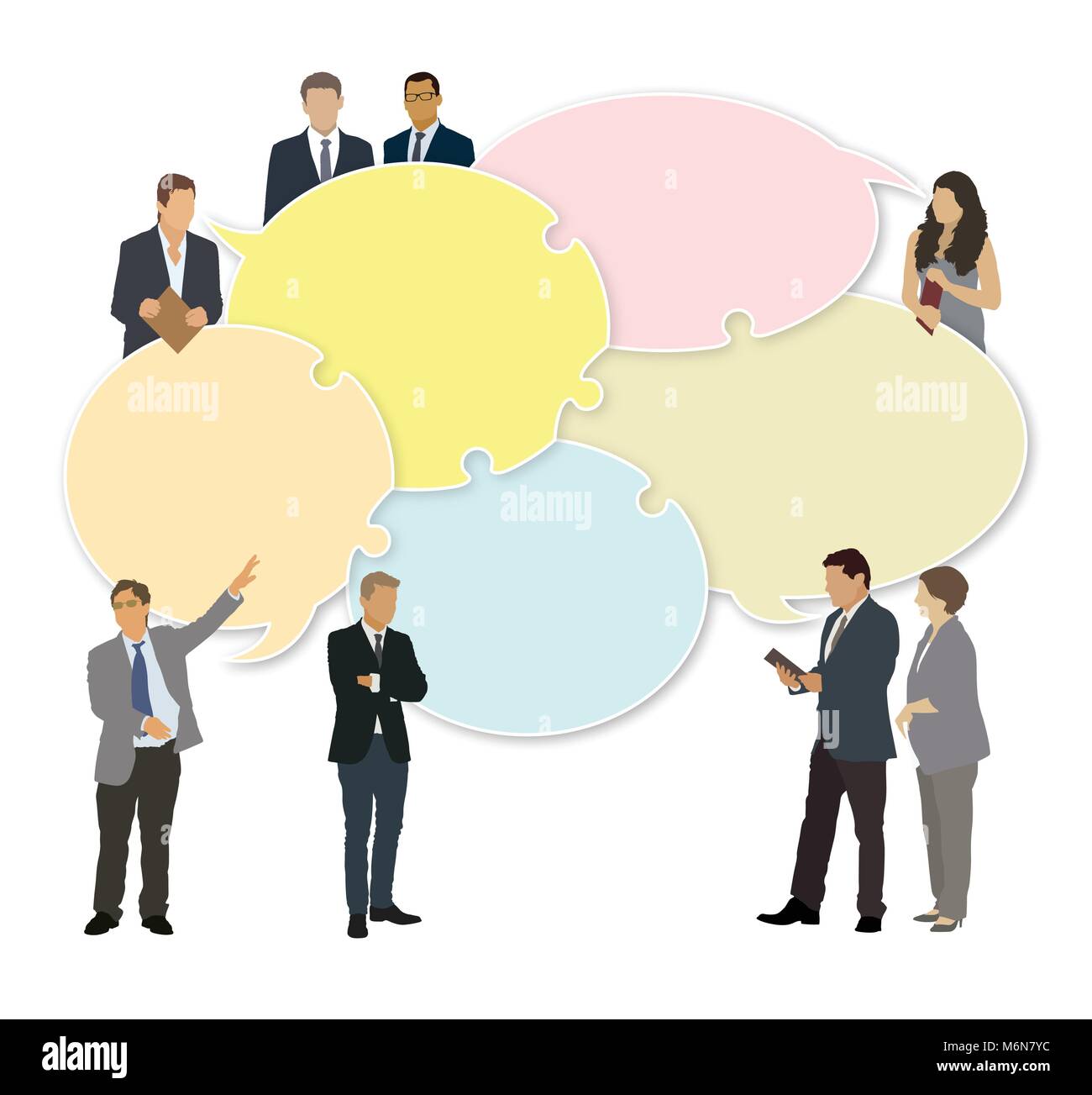 Together differently Stock Vector Images - Alamy