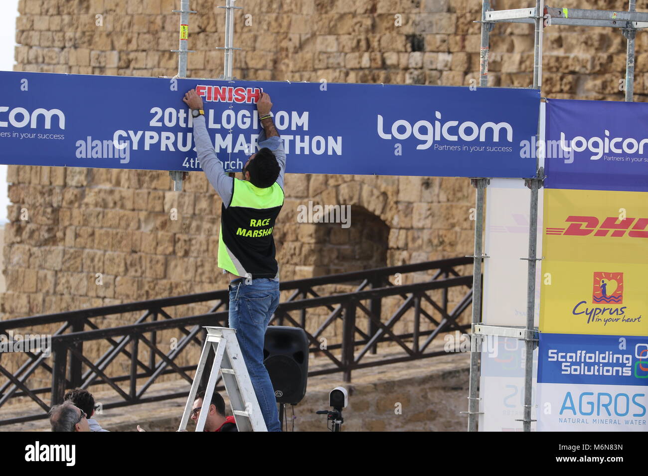 20th Logicom Cyprus marathon, half marathon, 10KM, 5KM fun run Stock ...