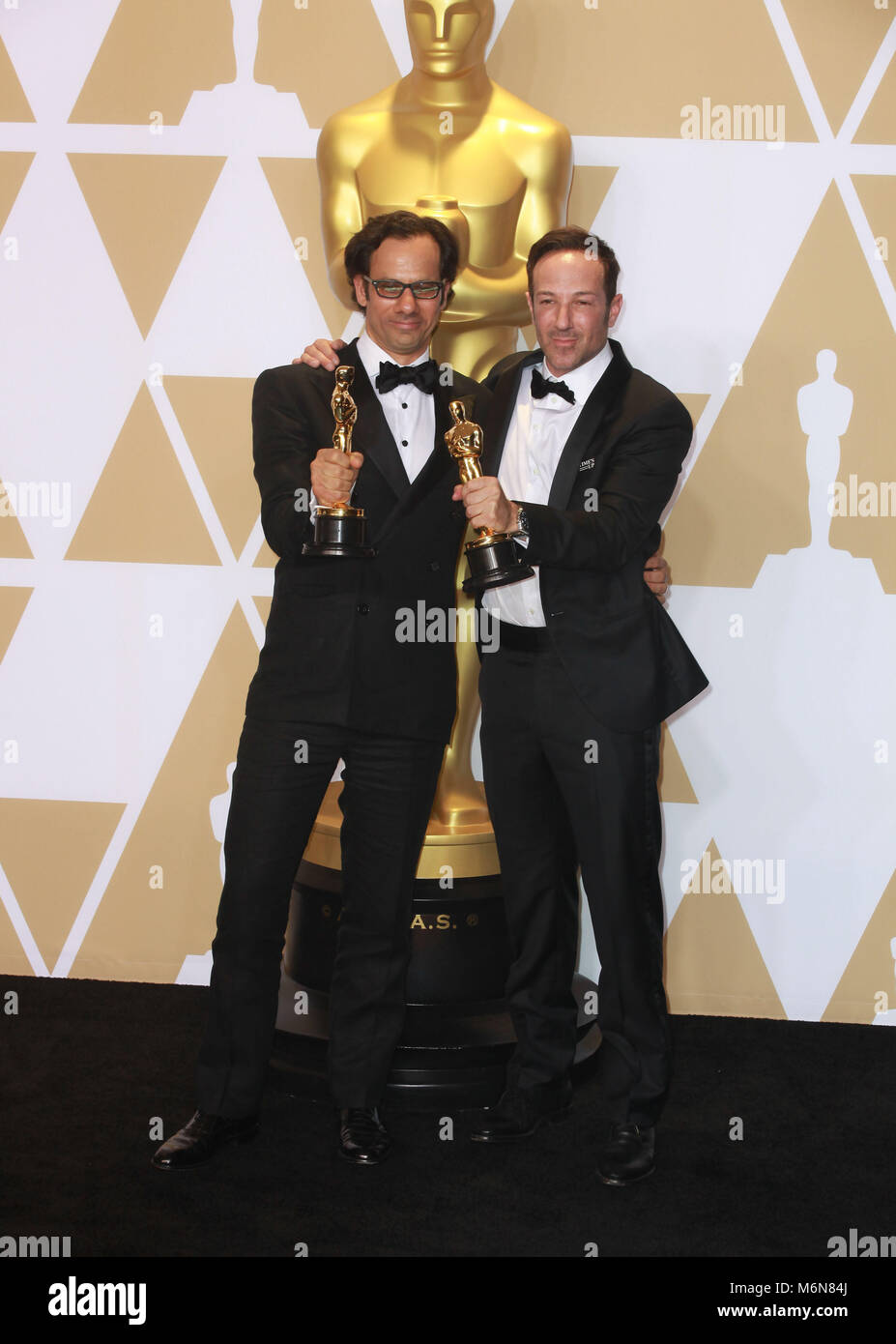 Hollywood, CA, USA. 5th Mar, 2018. {Dan Cogan, Bryan Fogel}. 90th ...