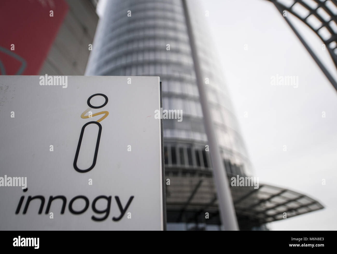 05 March 2018, Germany, Essen: View of the headquarters of energy ...