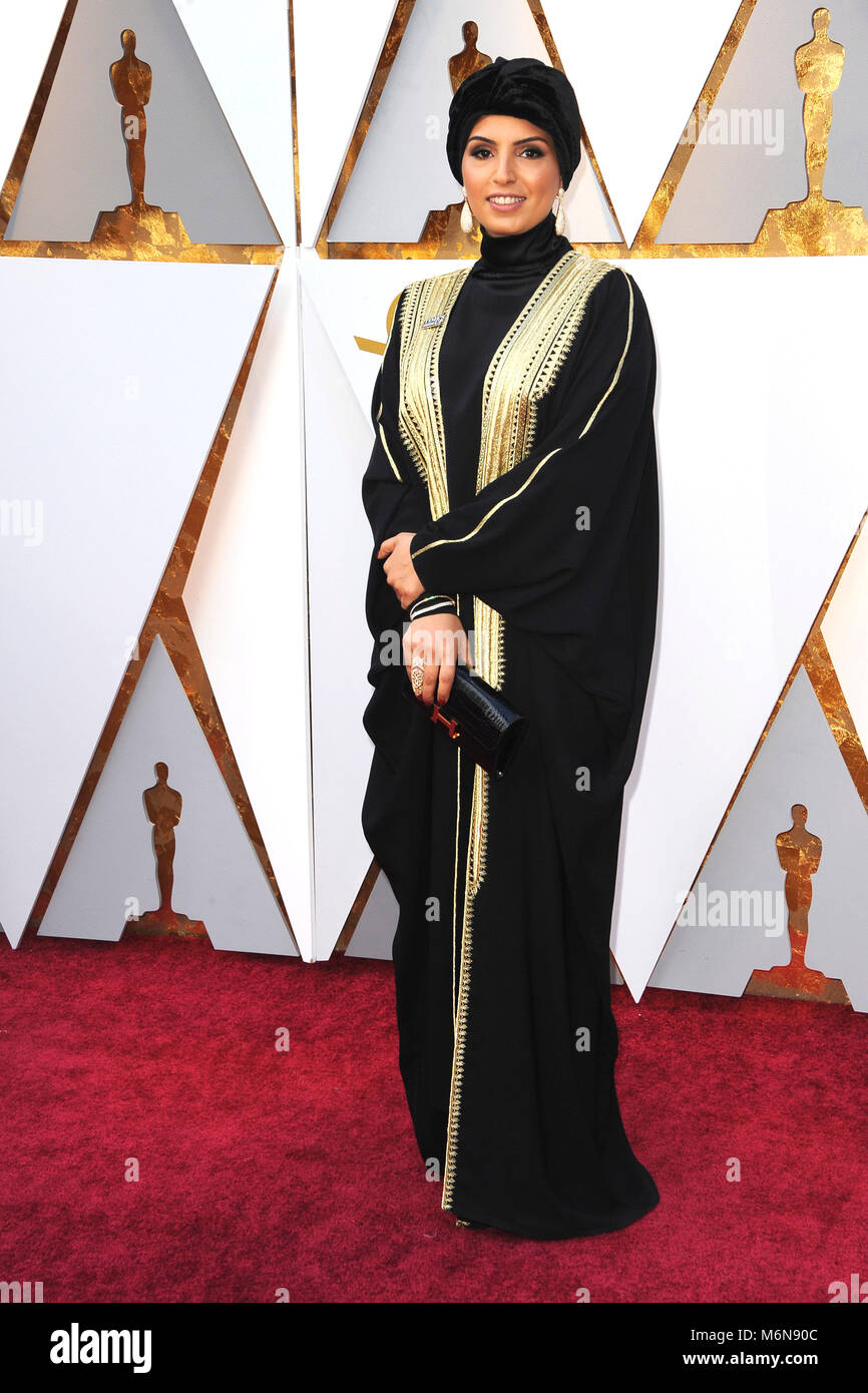 Hollywood, USA. 04th Mar, 2018. Fatma Al Remaihi attending the 90th ...