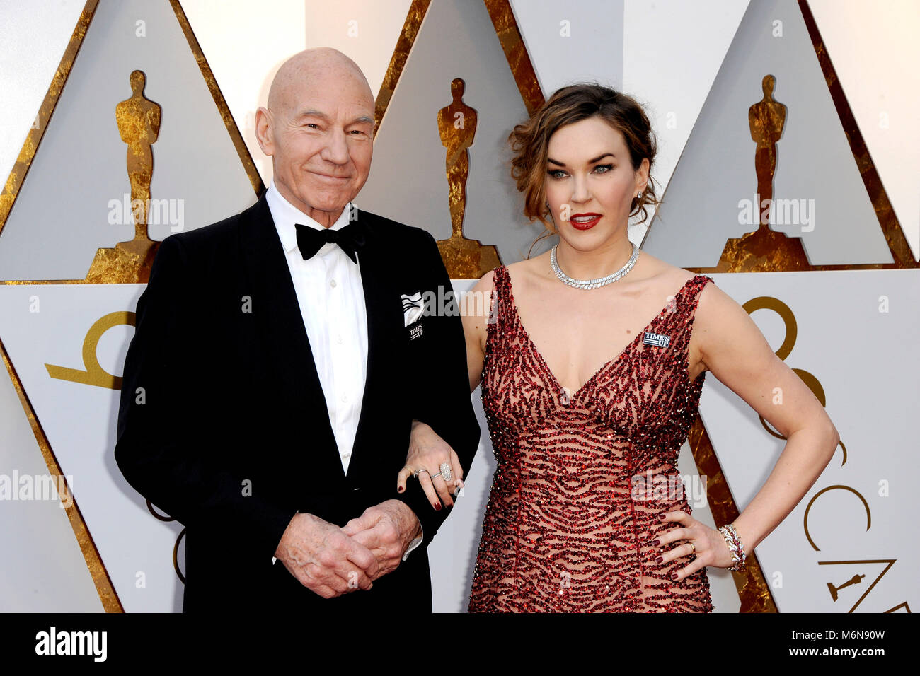 Hollywood, USA. 04th Mar, 2018. Patrick Stewart and his wife Sunny ...