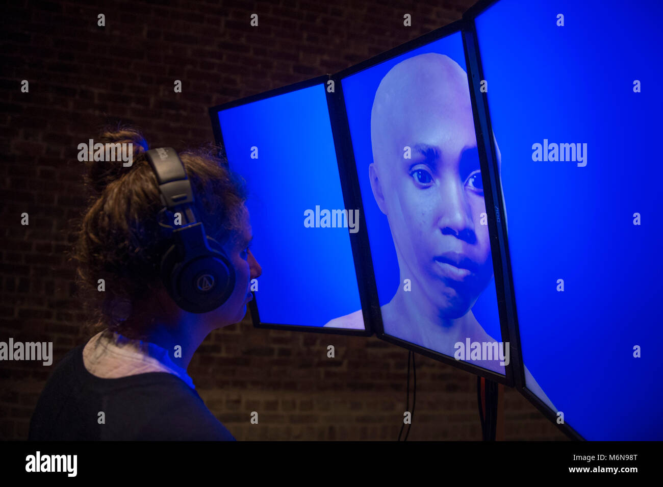 Serpentine Sackler Gallery, London, UK. 5 March 2018. Sondra Perry ...