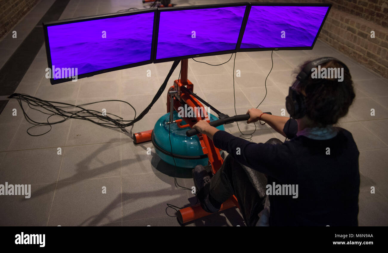 Serpentine Sackler Gallery, London, UK. 5 March 2018. Sondra Perry ...