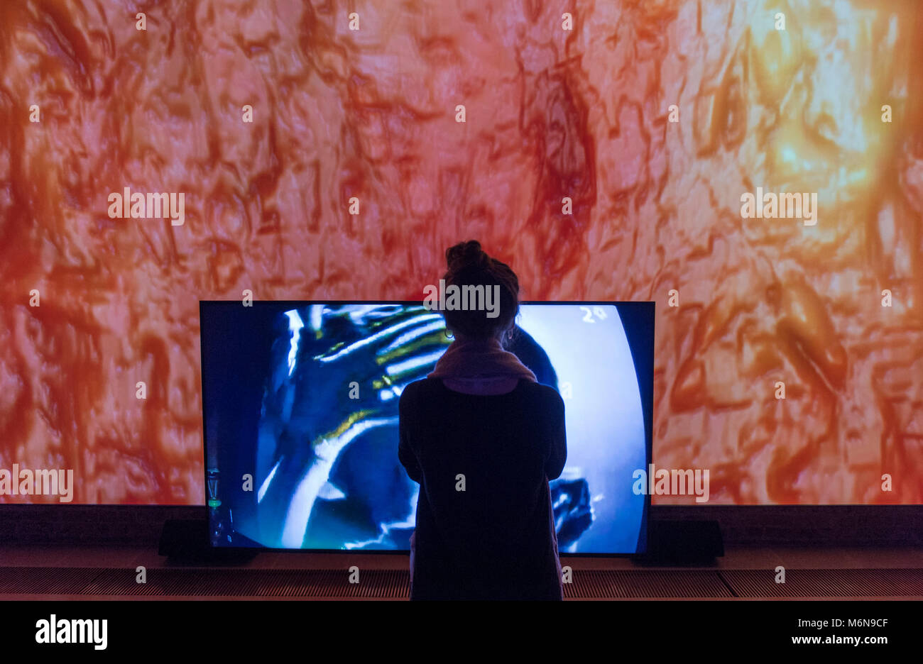 Serpentine Sackler Gallery, London, UK. 5 March 2018. Sondra Perry ...