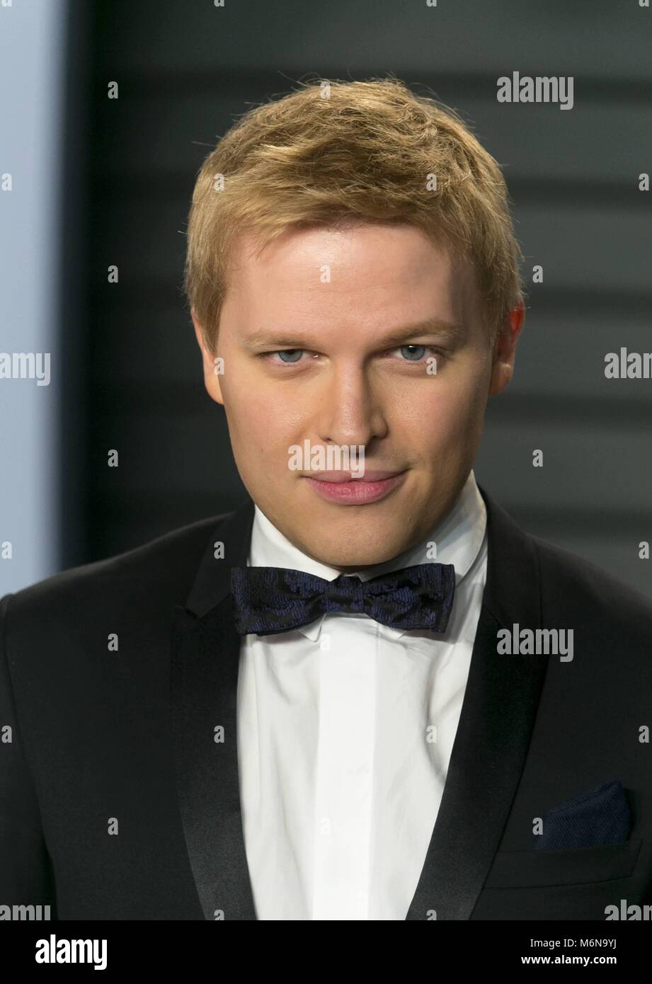 Ronan Farrow arrives at the Vanity Fair Oscar Party at Wallis Annenberg ...