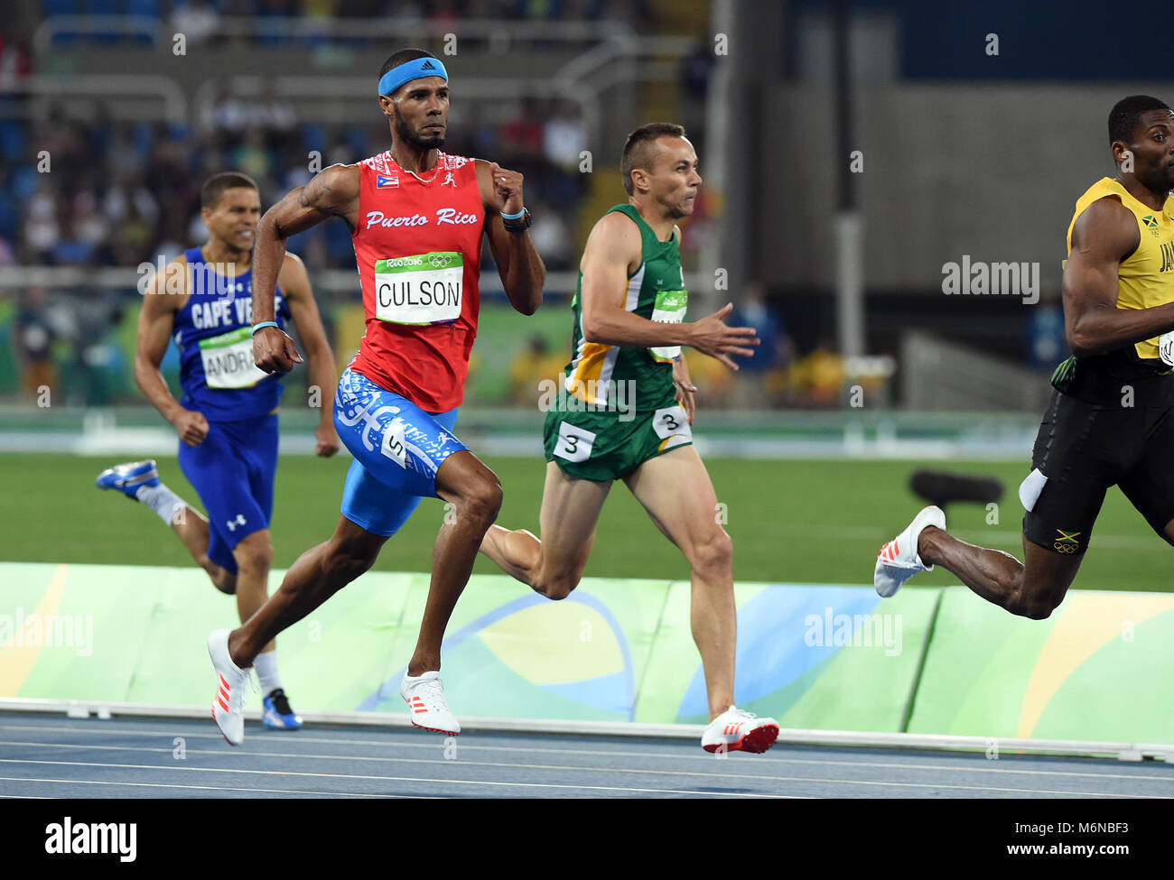 Puerto Rico. 16th Aug, 2016. 08-16-2016 Rio de Janeiro, Brasil Juego ...