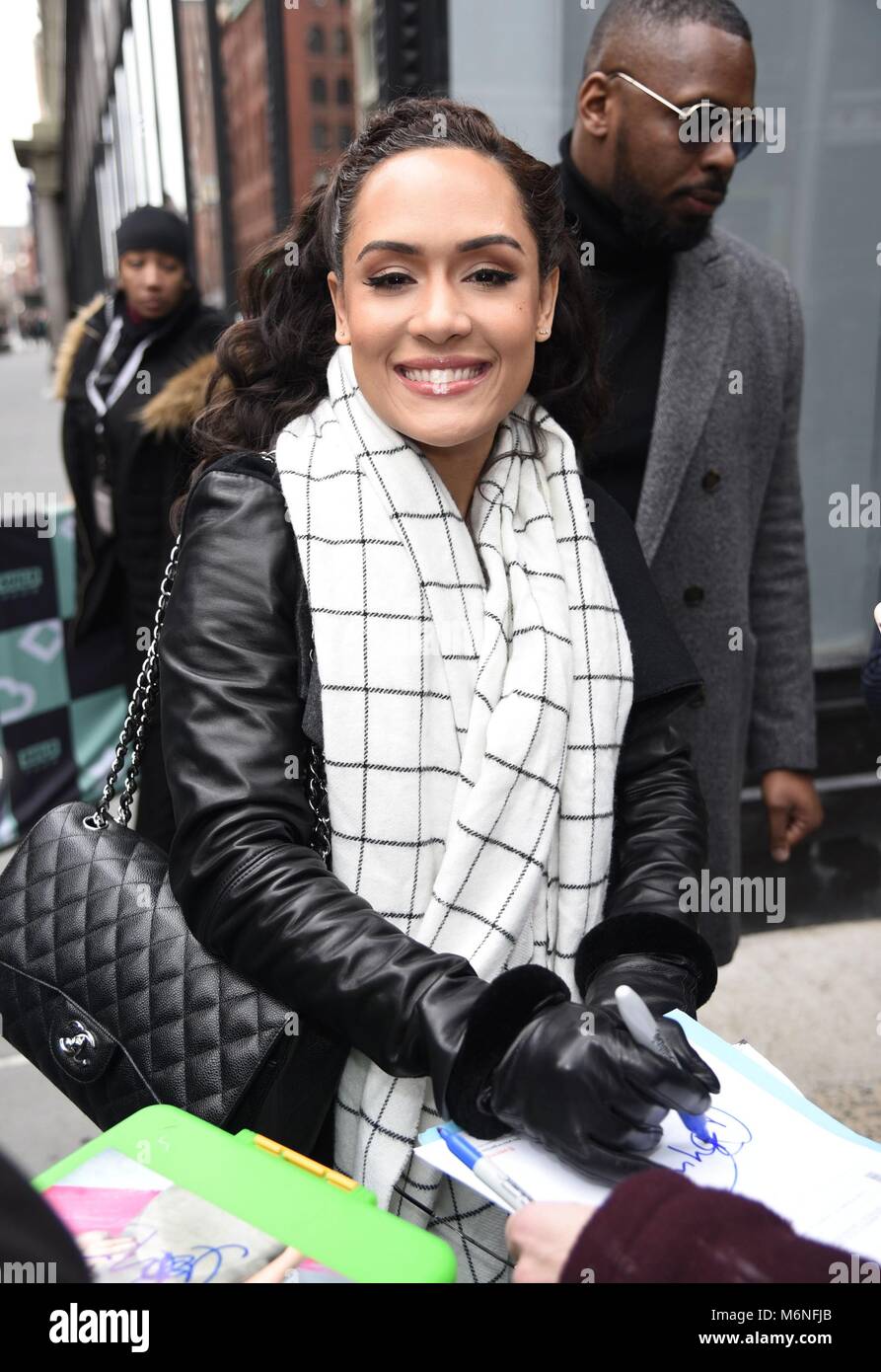 New York, NY, USA. 5th Mar, 2018. Grace Byers, seen at BUILD Series to ...