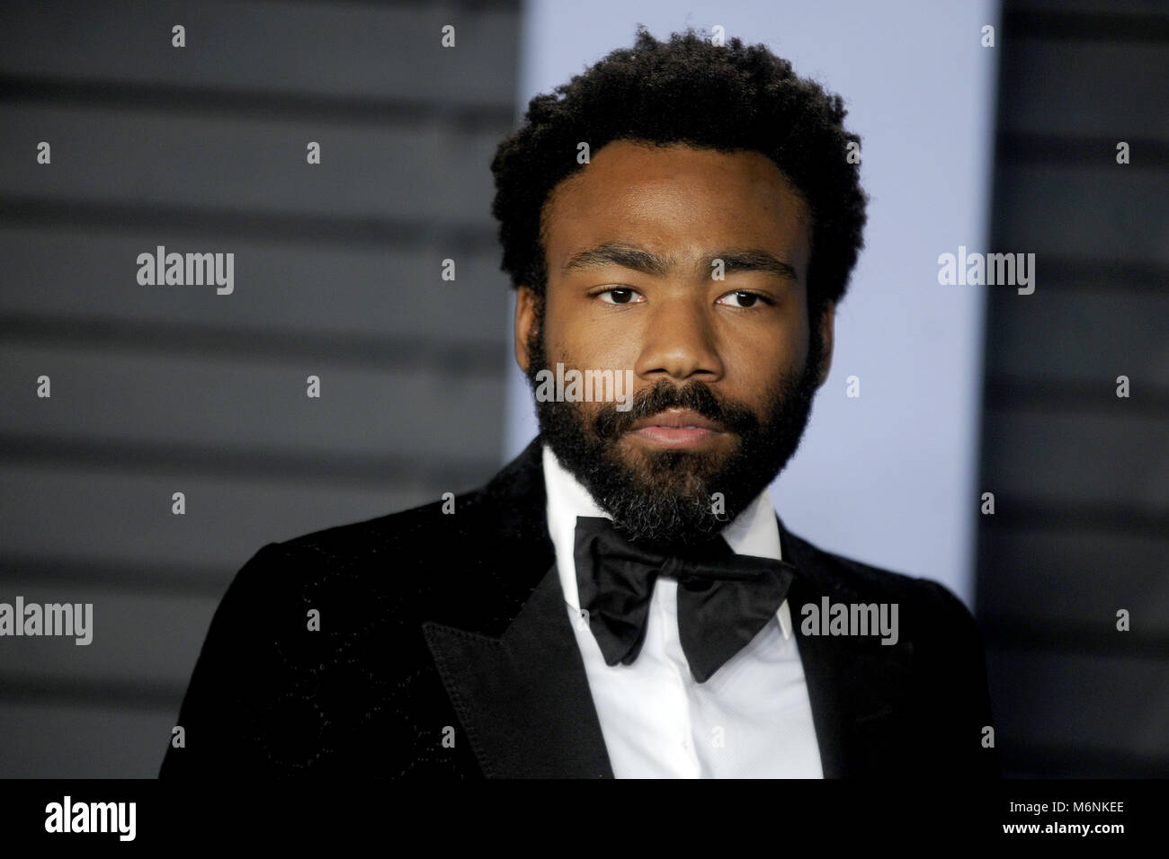 Donald Glover attending the 2018 Vanity Fair Oscar Party hosted by ...