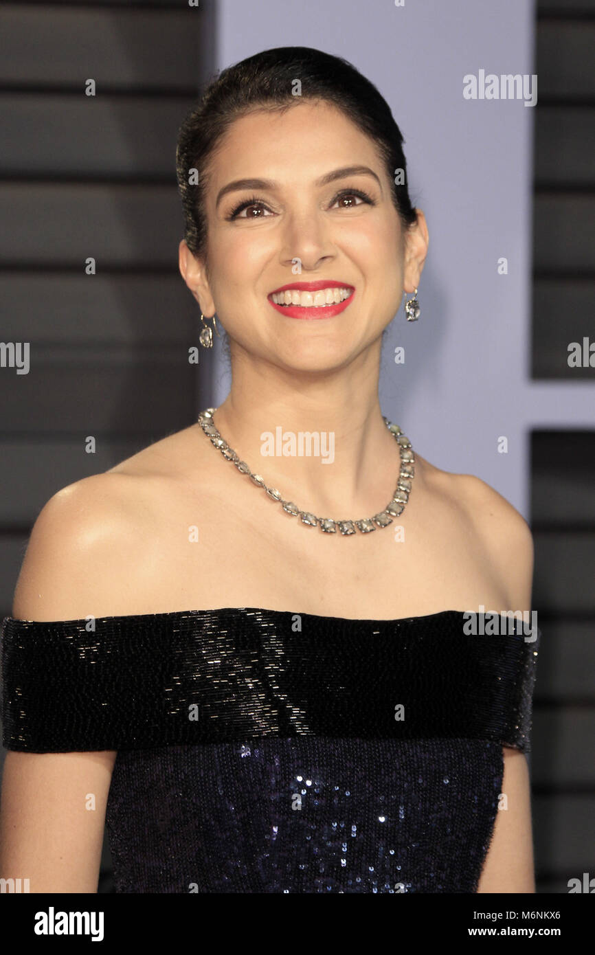 Radhika Jones attending the 2018 Vanity Fair Oscar Party hosted by ...