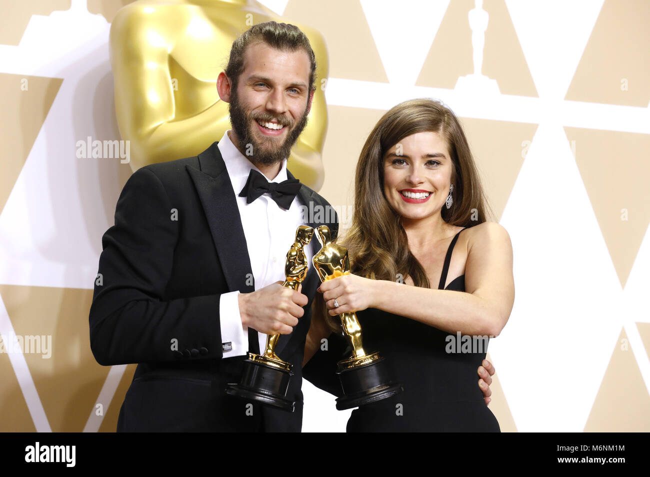 Hollywood, California. 4th Mar, 2018. Chris Overton and Rachel Shenton ...