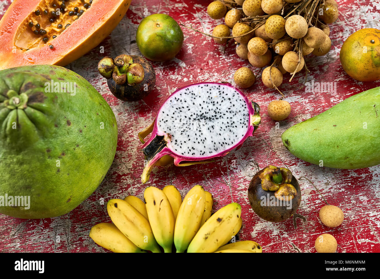Colorful exotic fruit Stock Photo - Alamy