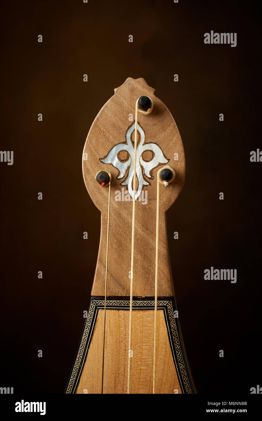 Traditional Greek instrument politiki lyra or classical kemence Stock ...