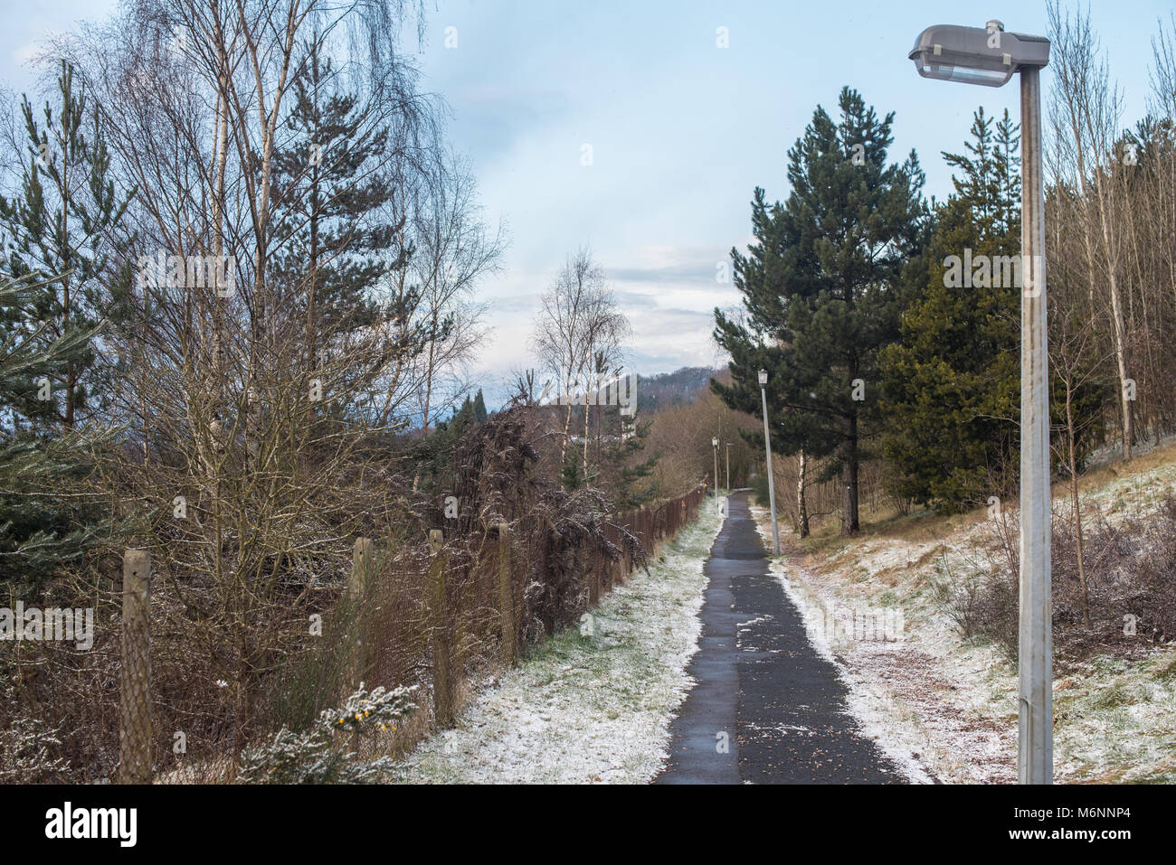 Snowy scenes on a cold winters day Stock Photo - Alamy