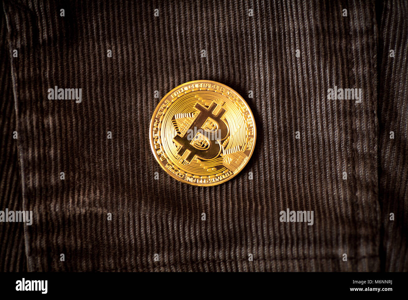 bitcoin logo gold coin last bitcoin symbol of crypto currency and ...