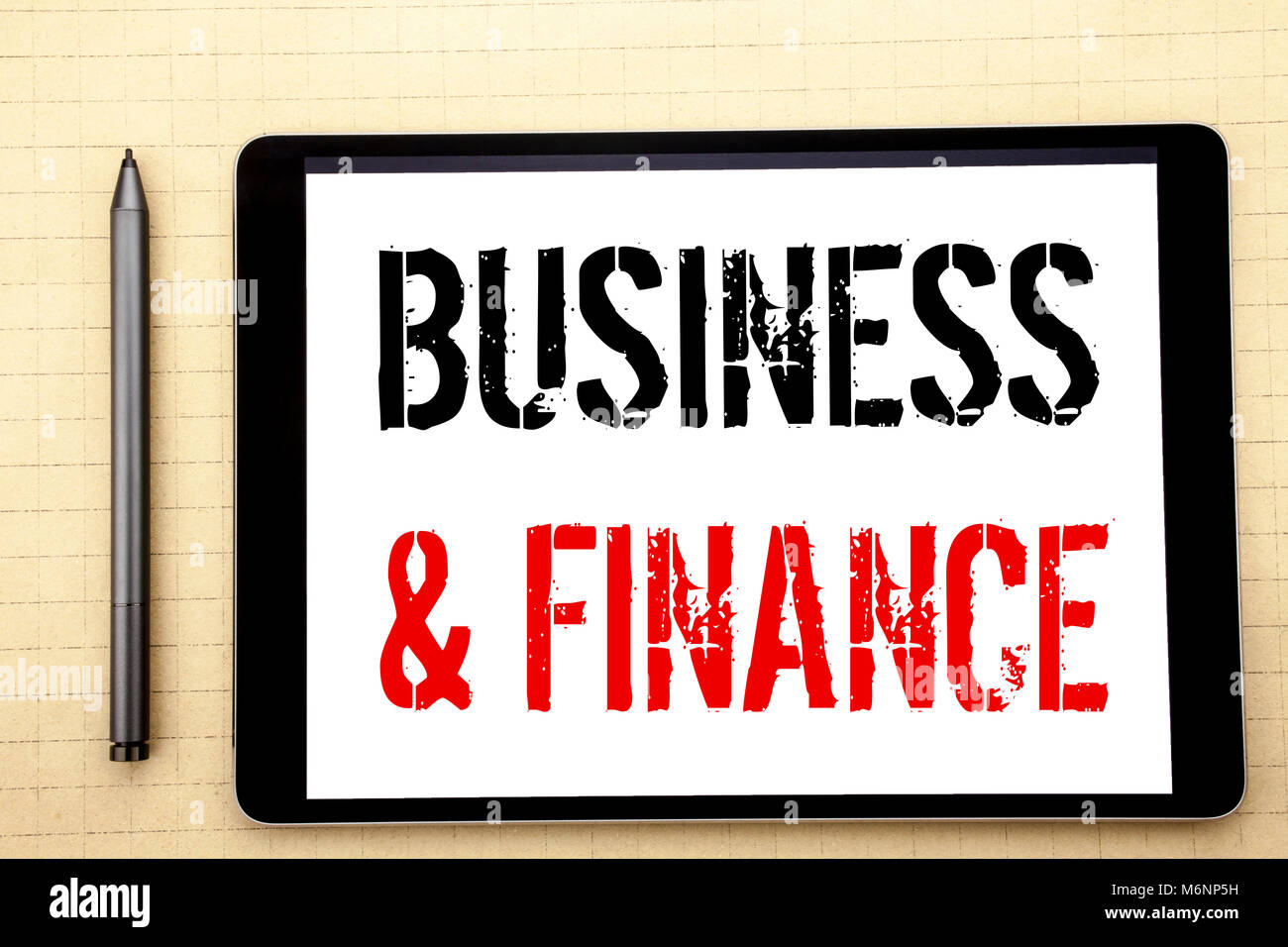 Handwritten text showing Business And Finance. Business concept writing ...