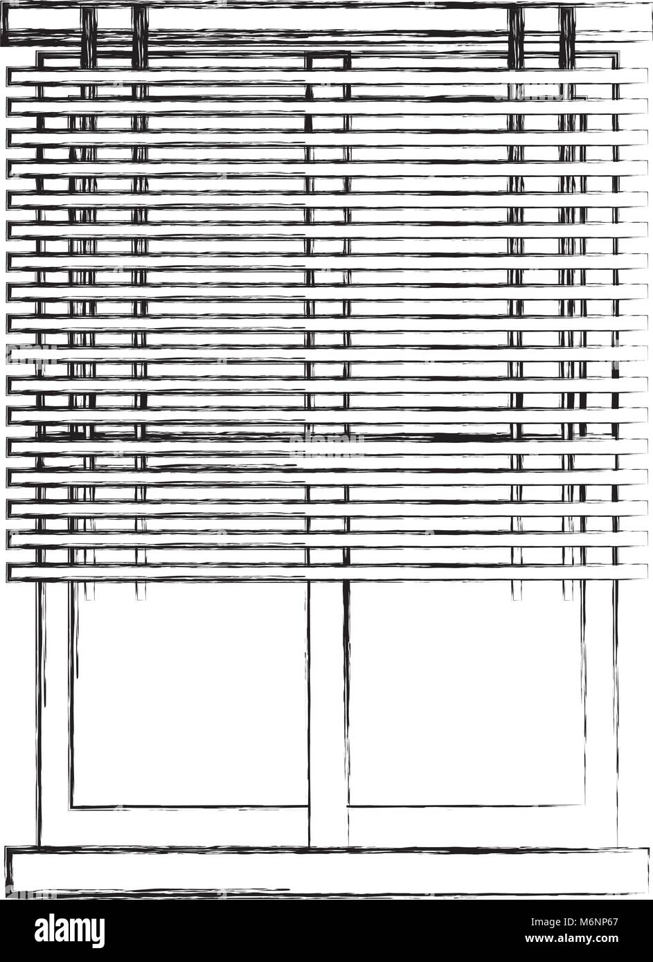 Window apartment blind Stock Vector Images - Alamy