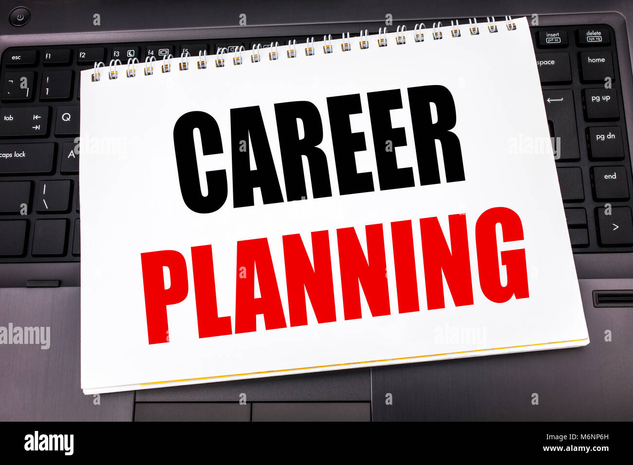 Handwritten text showing Career Planning. Business concept writing for ...