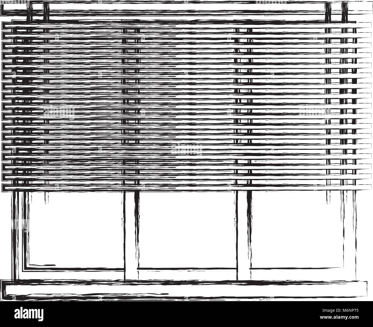 Window apartment blind Stock Vector Images - Alamy
