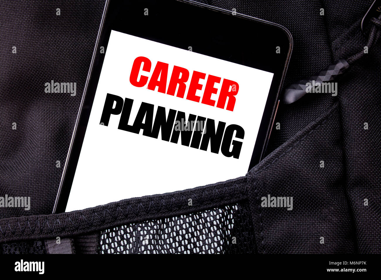 Handwritten text showing Career Planning. Business concept writing for ...