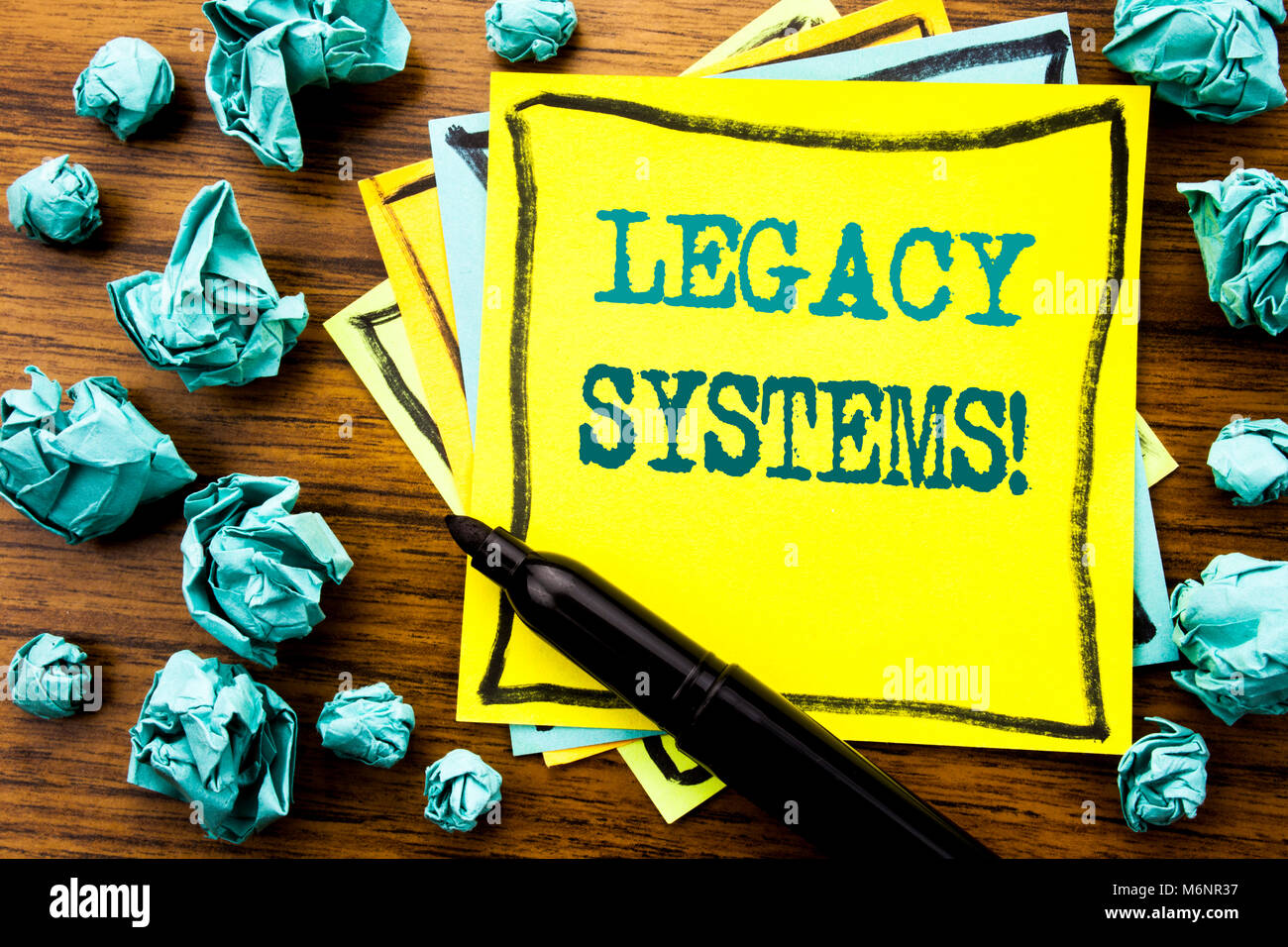 Handwritten text showing Legacy Systems. Business concept for Upgrade ... Handwritten text showing Legacy Systems. Business concept for Upgrade ...