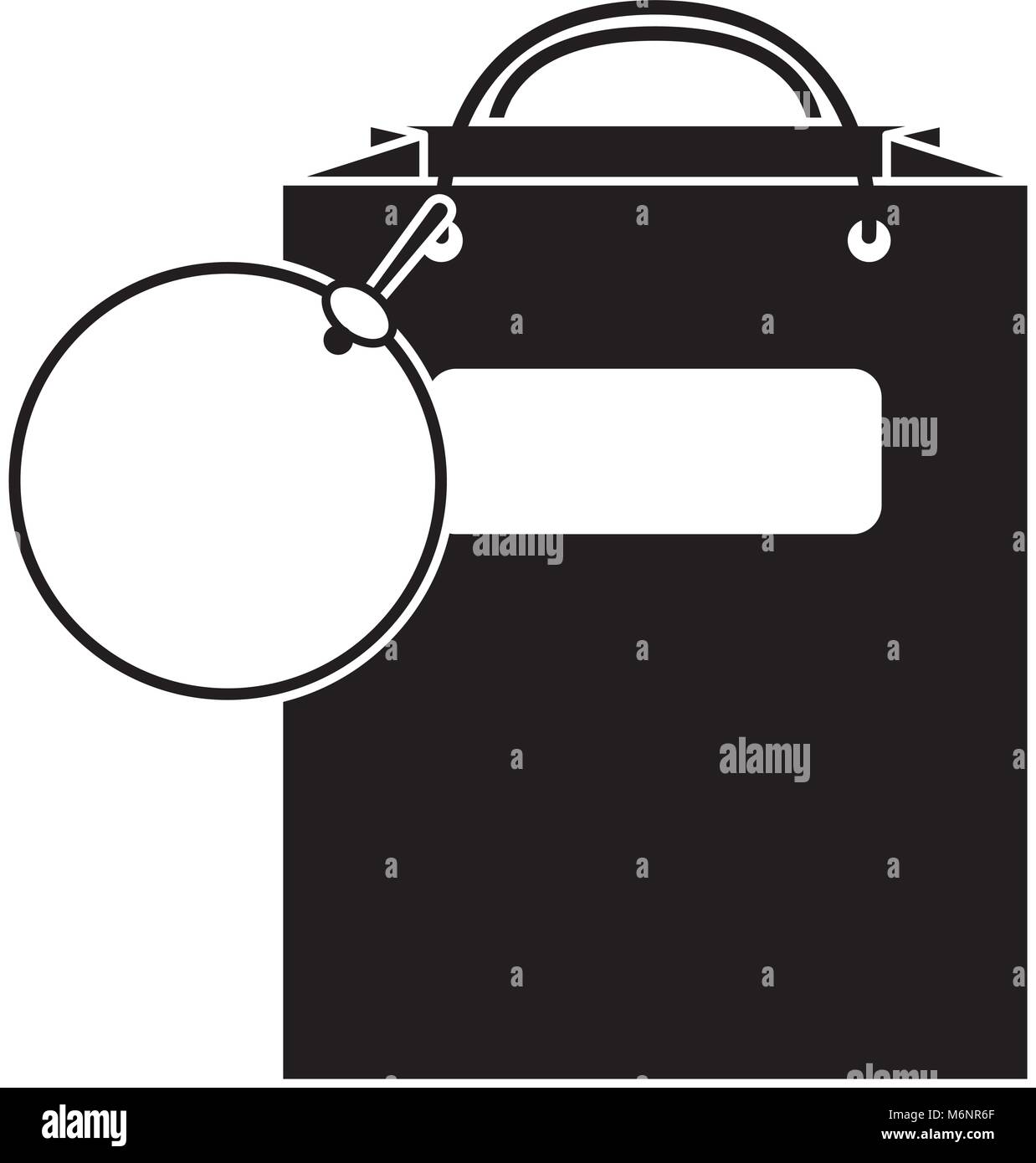 shopping bag with tag Stock Vector Image & Art - Alamy