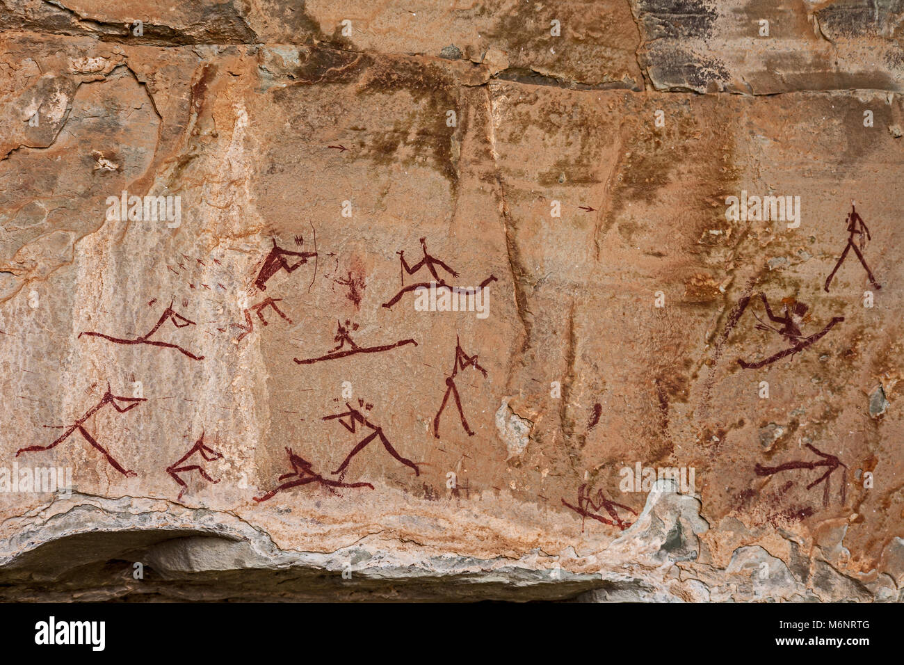 South African Bushman Rock Art 9 Stock Photo - Alamy