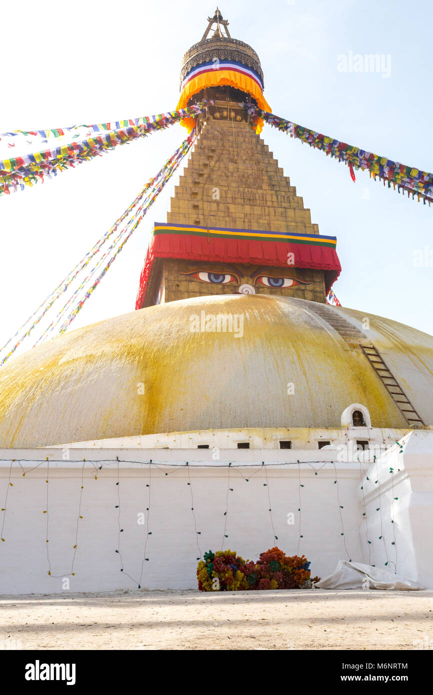 A Stupa in Nepal Stock Photo - Alamy