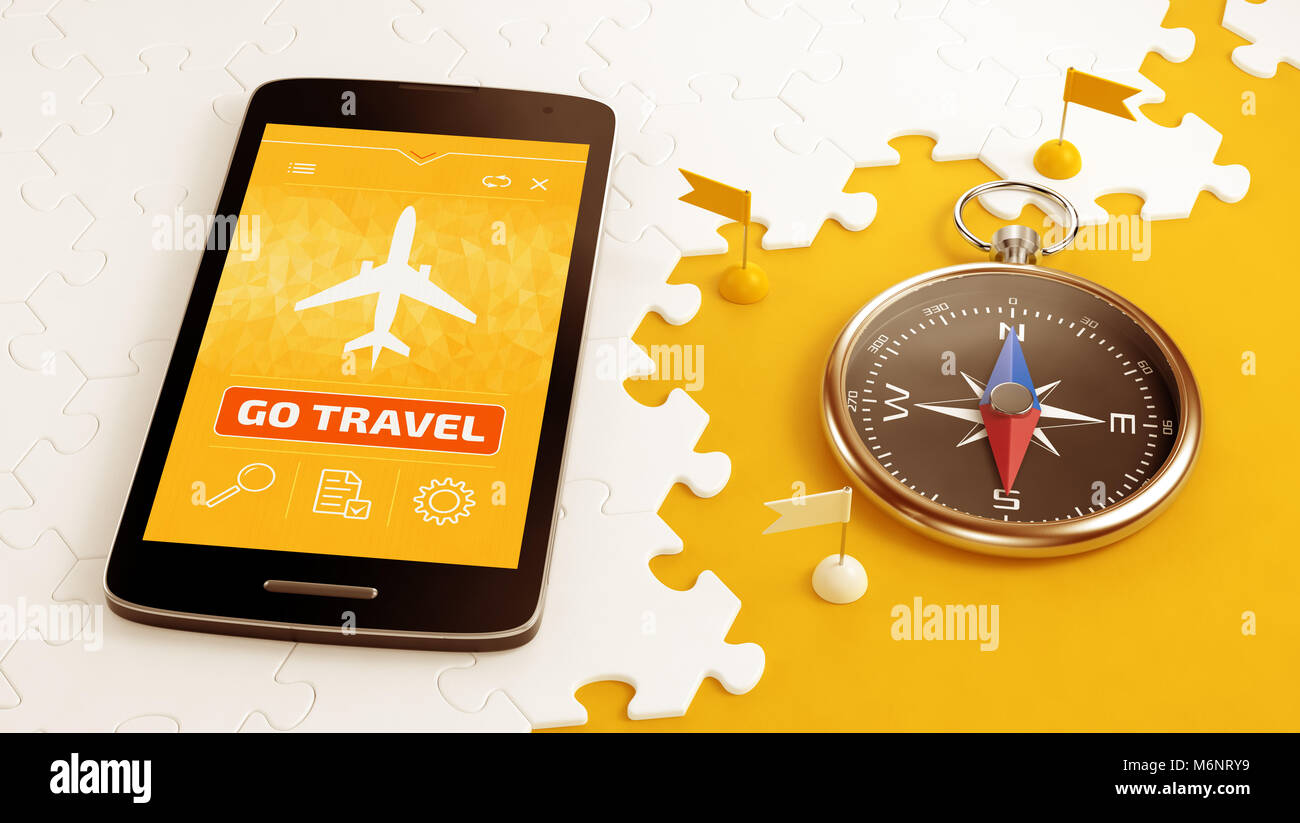 Mobile travel app hi-res stock photography and images - Alamy