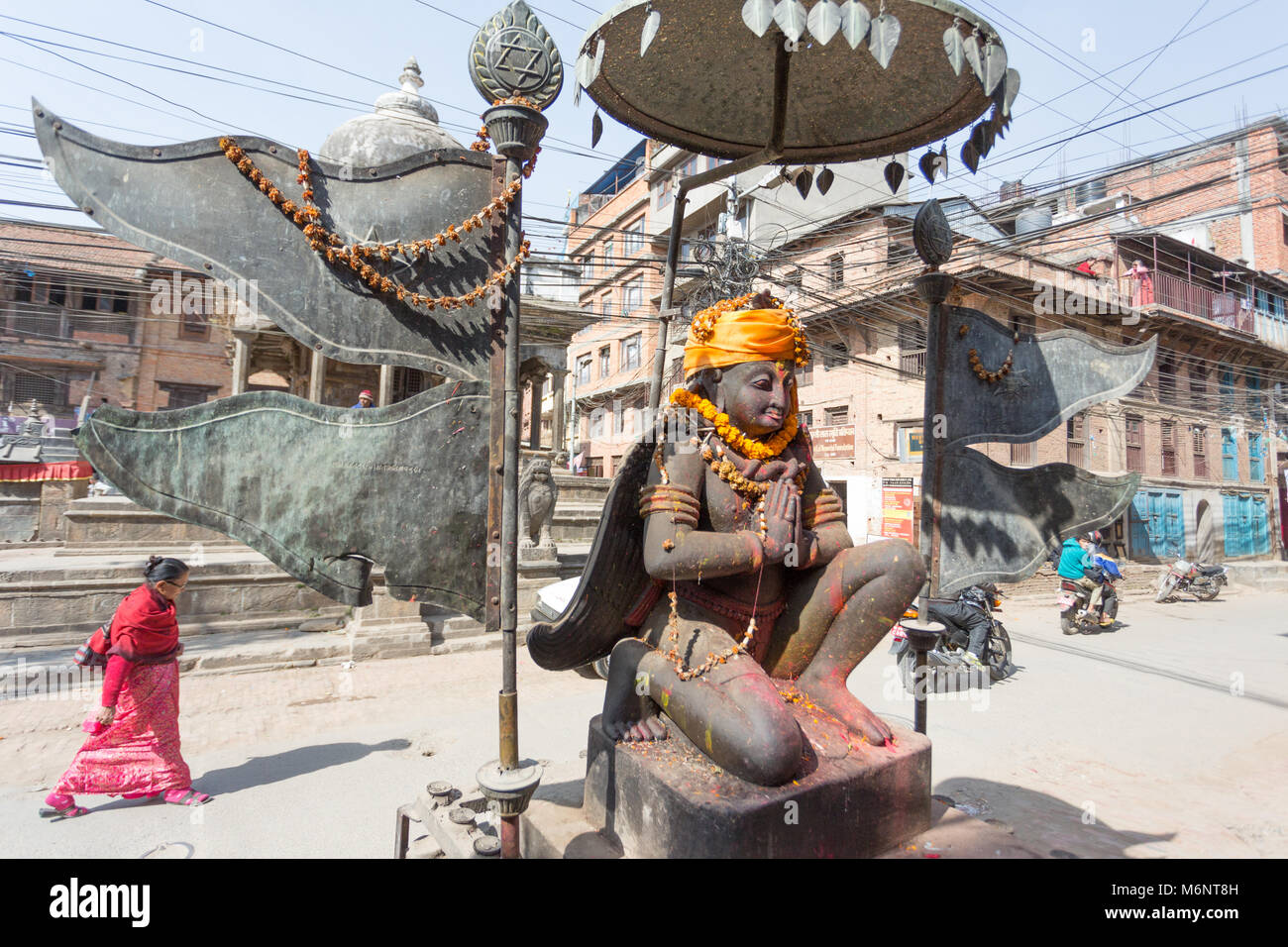 A Statue in Kathmandu Stock Photo - Alamy