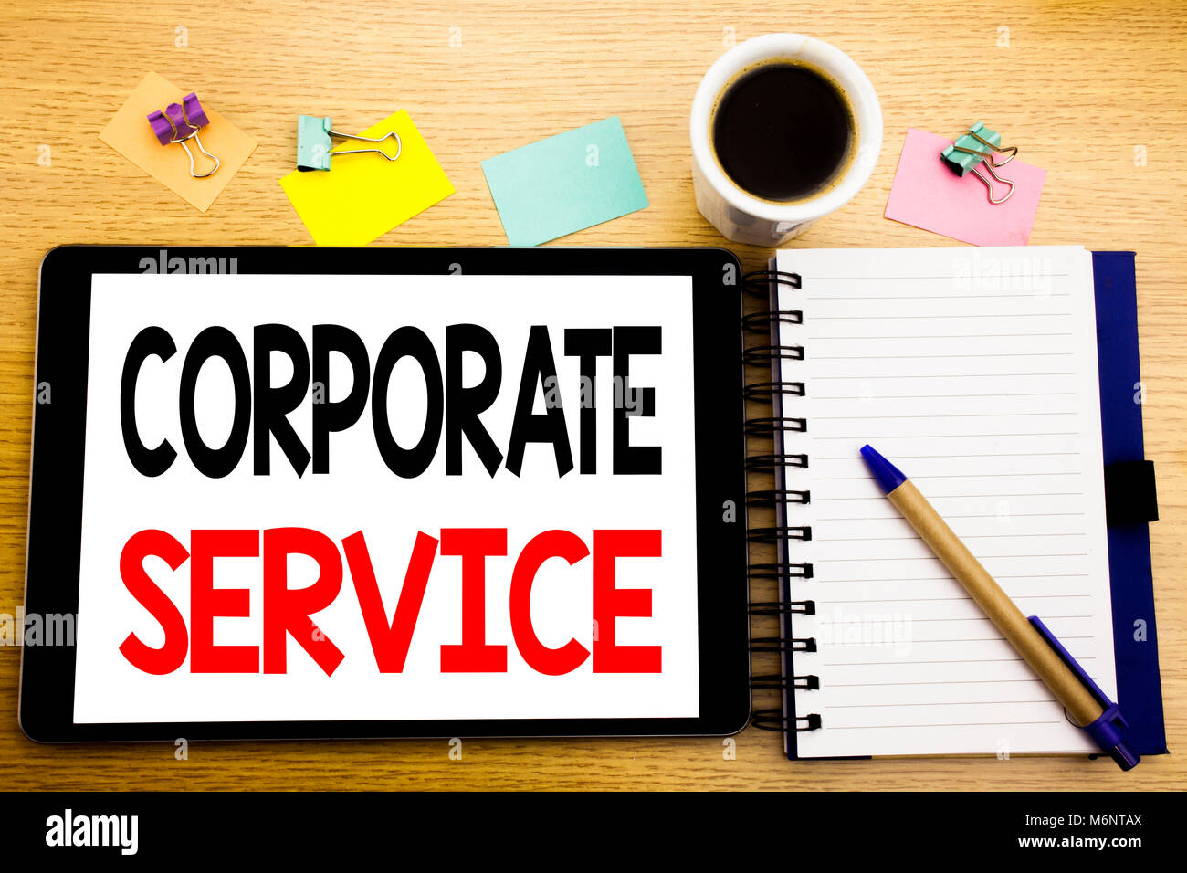Word, writing Corporate Service. Business concept for Csr Digital ...