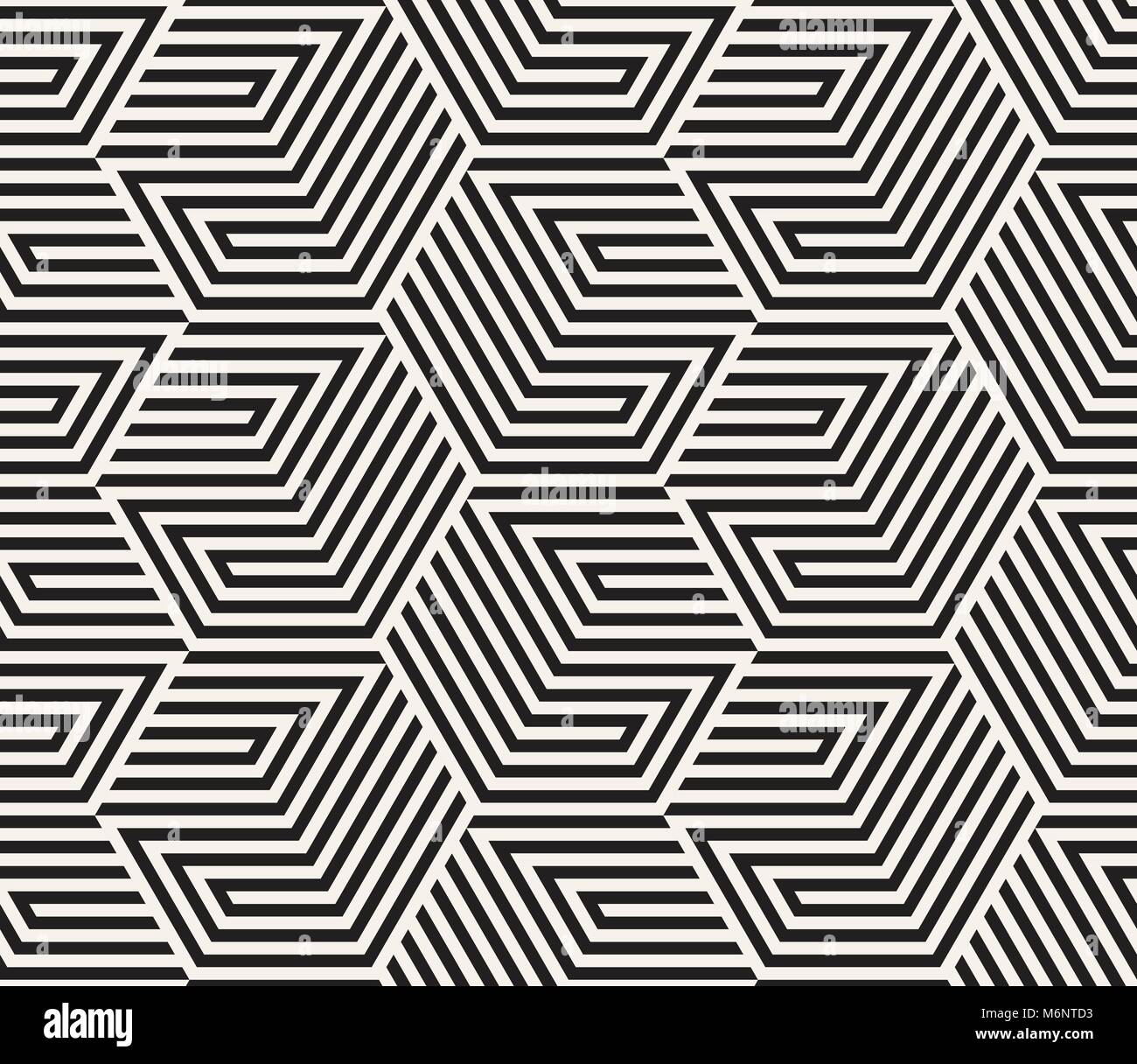 Vector seamless pattern. Modern stylish abstract texture. Repeating geometric tiles Stock Vector ...